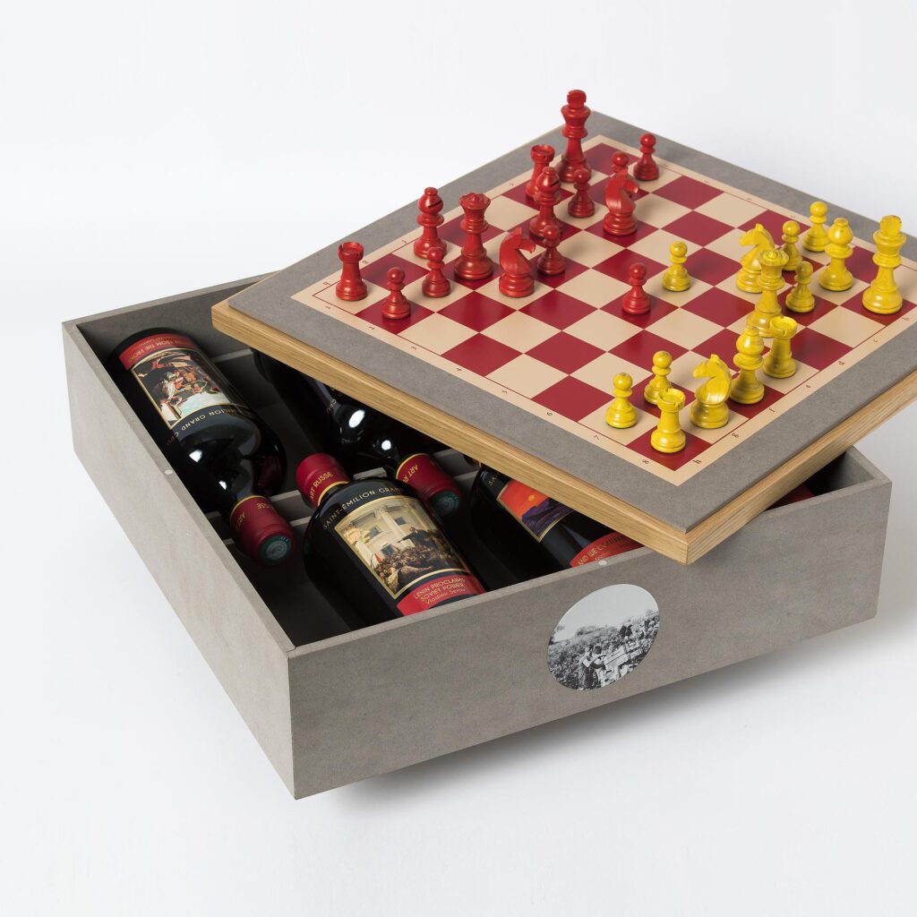 Corporate chess champs gifted with wine chess set - The Drinks Business