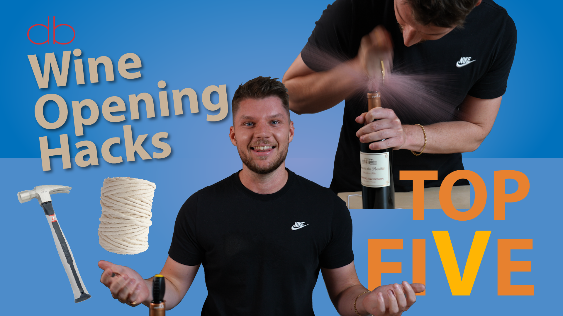 Five hacks for opening a bottle of wine without a corkscrew