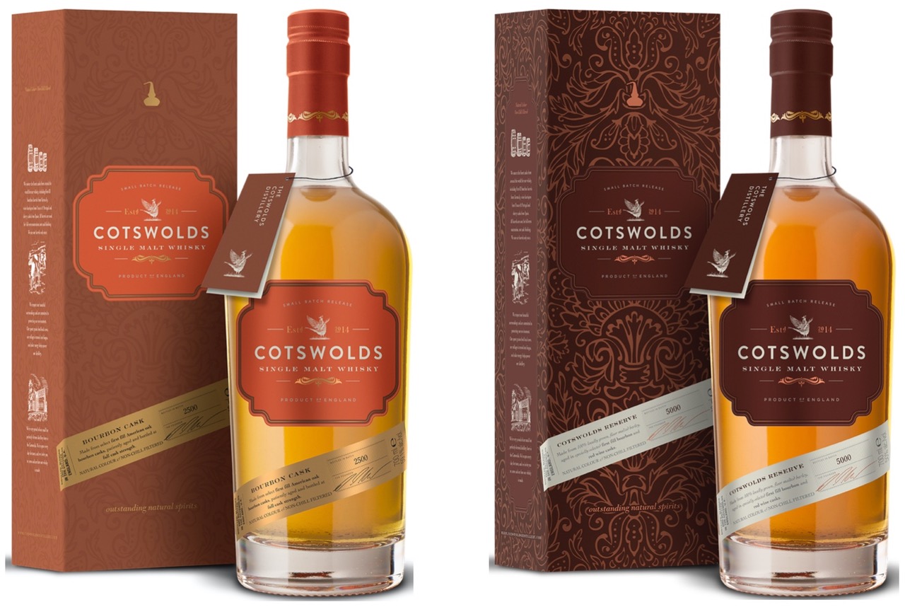 Cotswolds Distillery introduces two new single malt whiskies