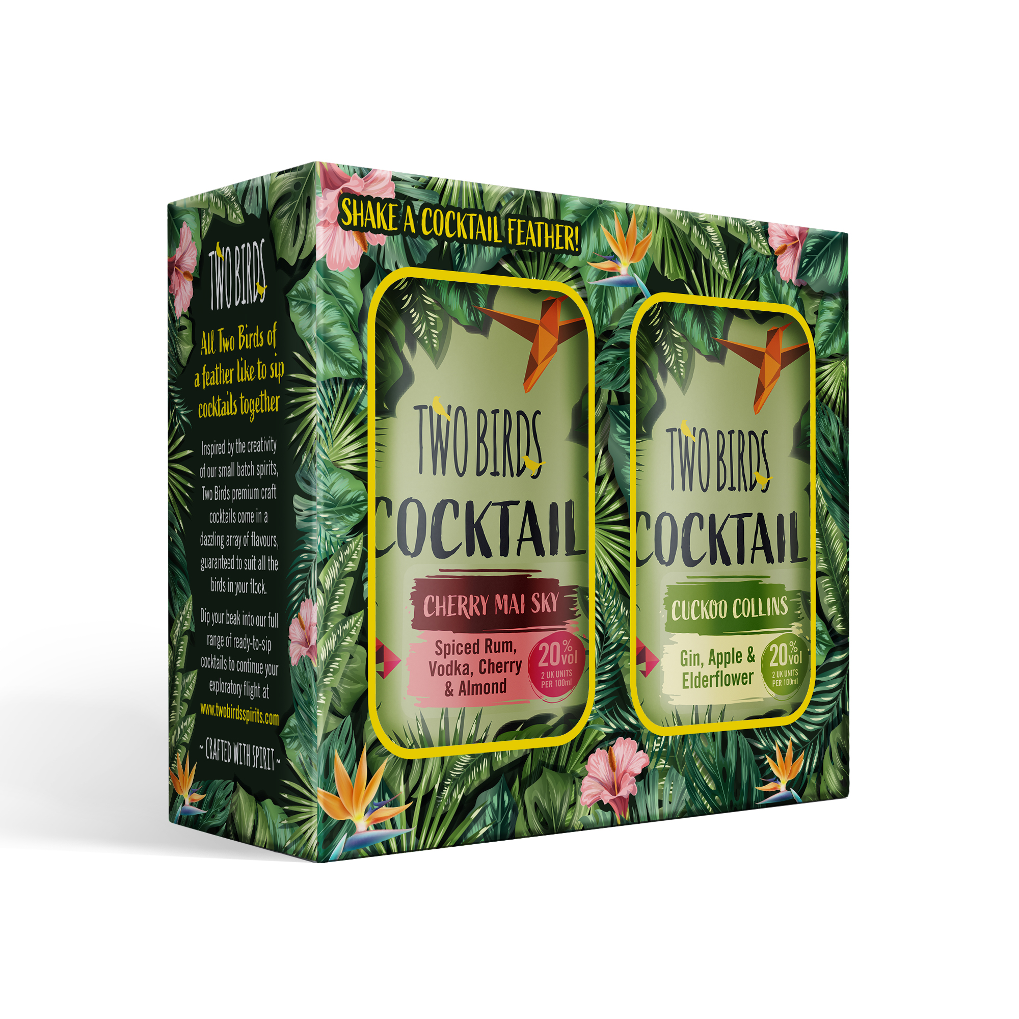 Two Birds launches premium ready-mixed cocktail pouches
