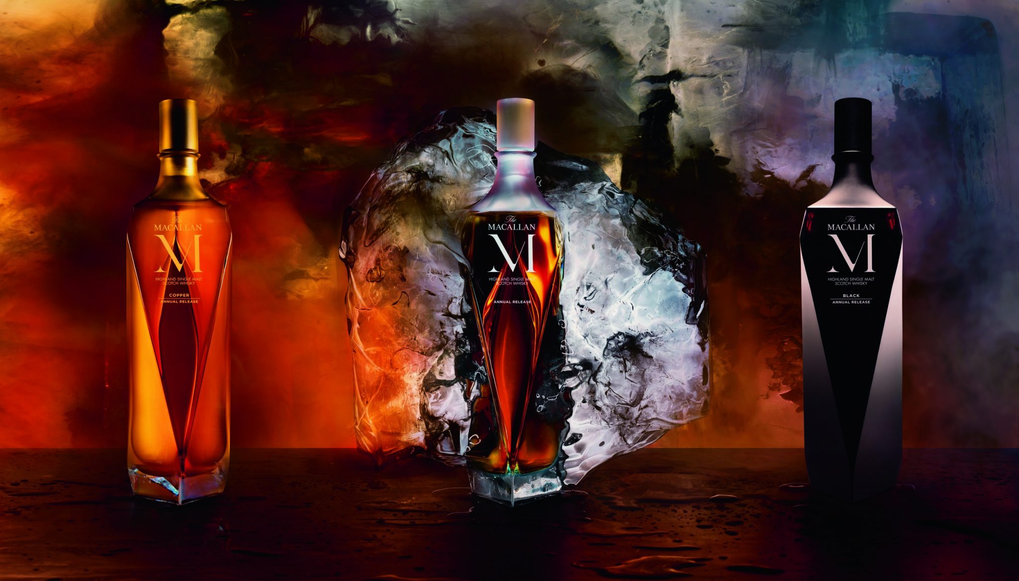 Three limited release single malt whiskies join The Macallan M Collection