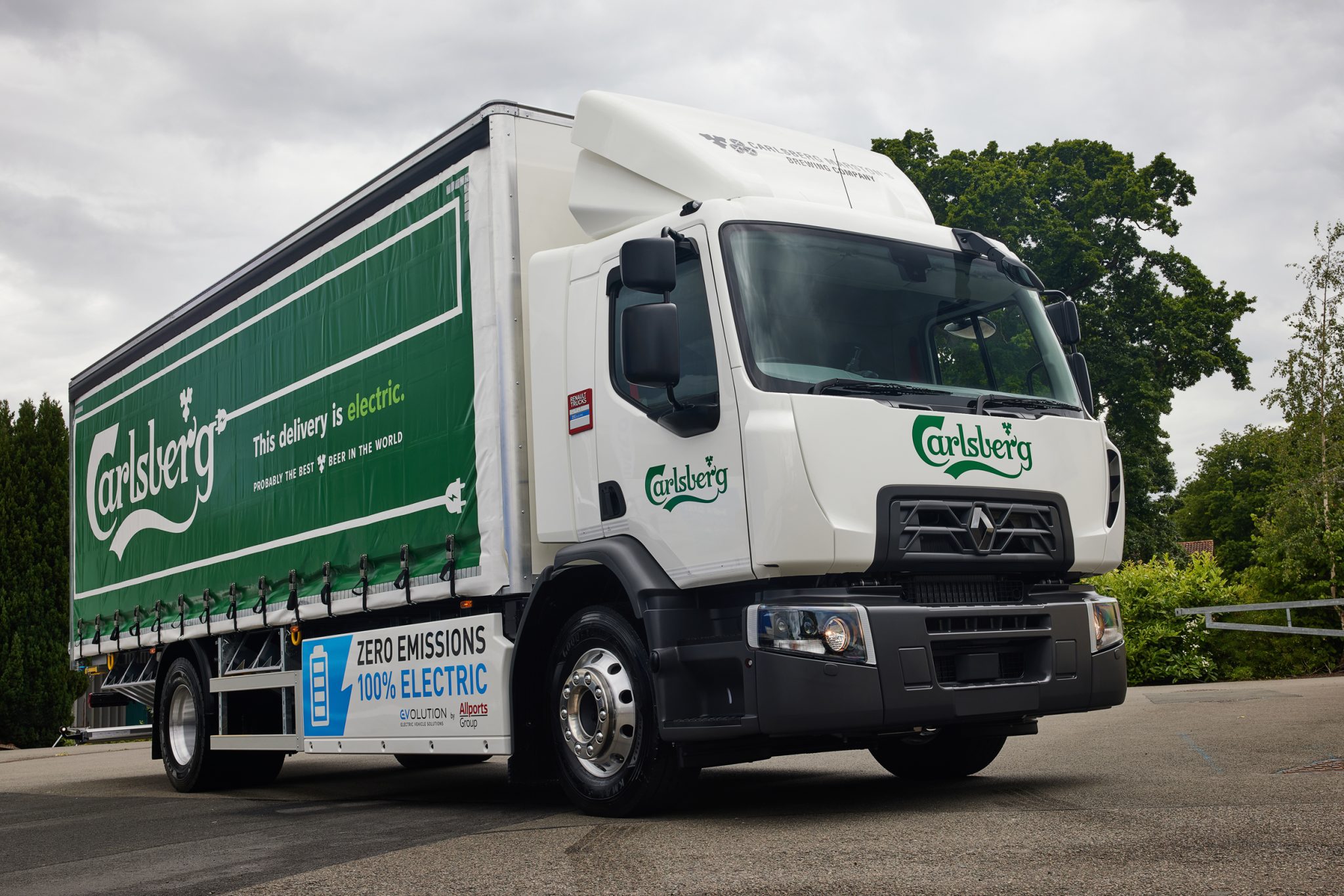 Carlsberg Marston’s introduces electric HGV trucks to support net-zero ...