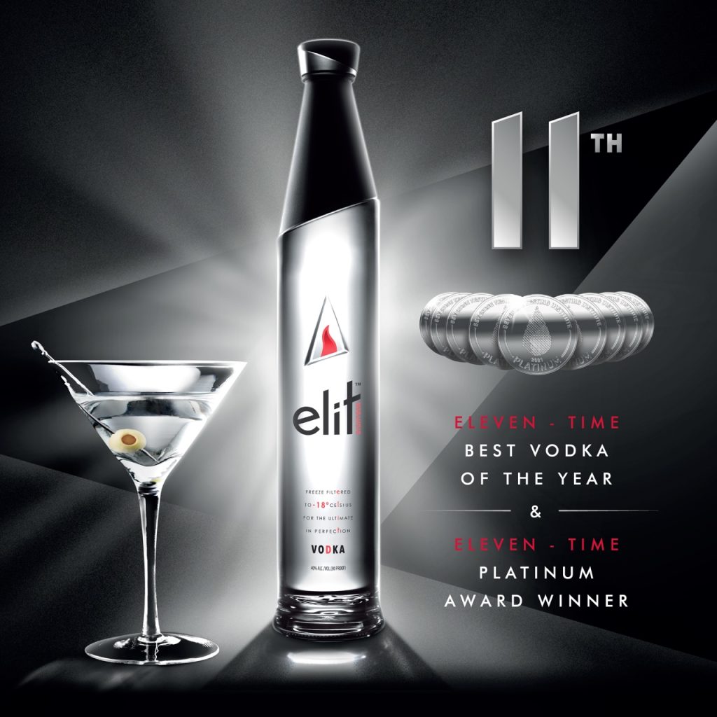 Elit Vodka wins 'Best Vodka of the Year' at Beverage Tasting Institute ...