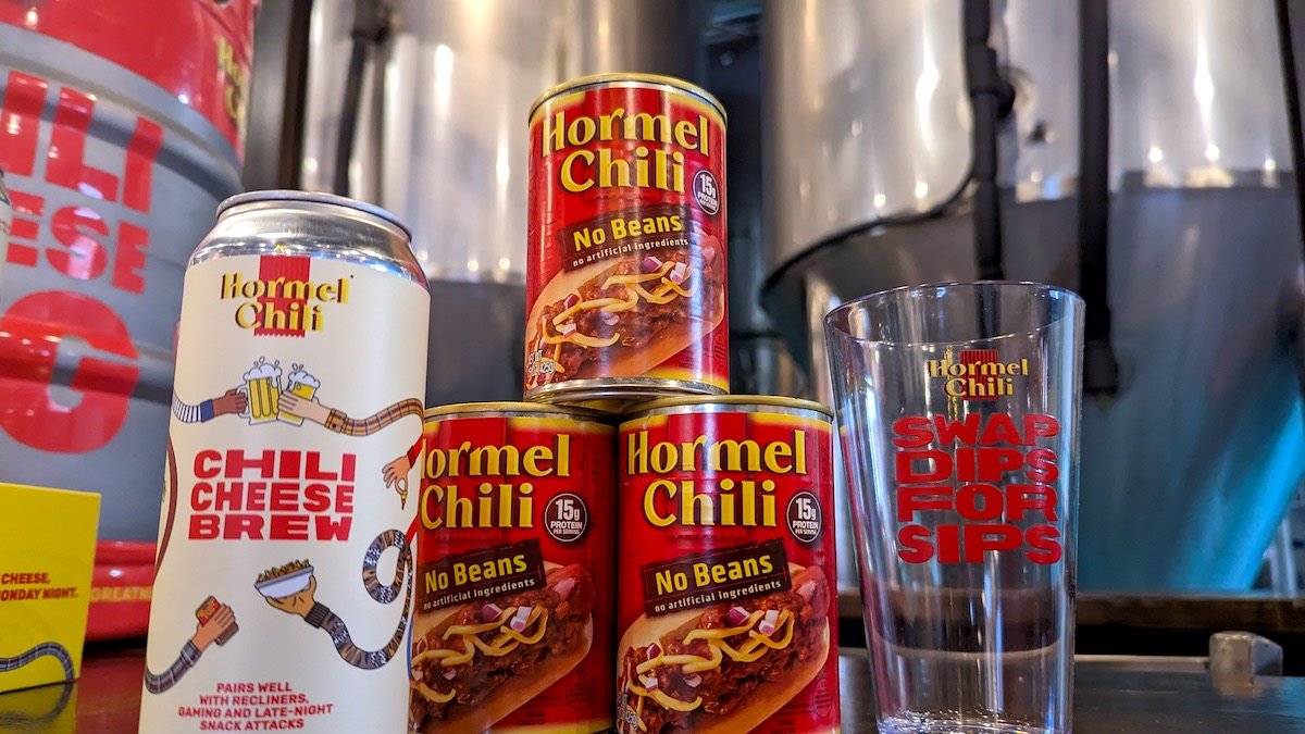 Hormel Chili Cheese Brew becomes available in the US