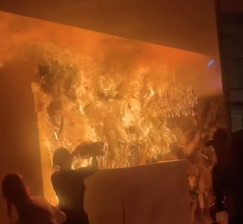 Restaurant fire caused by sparkler cocktail