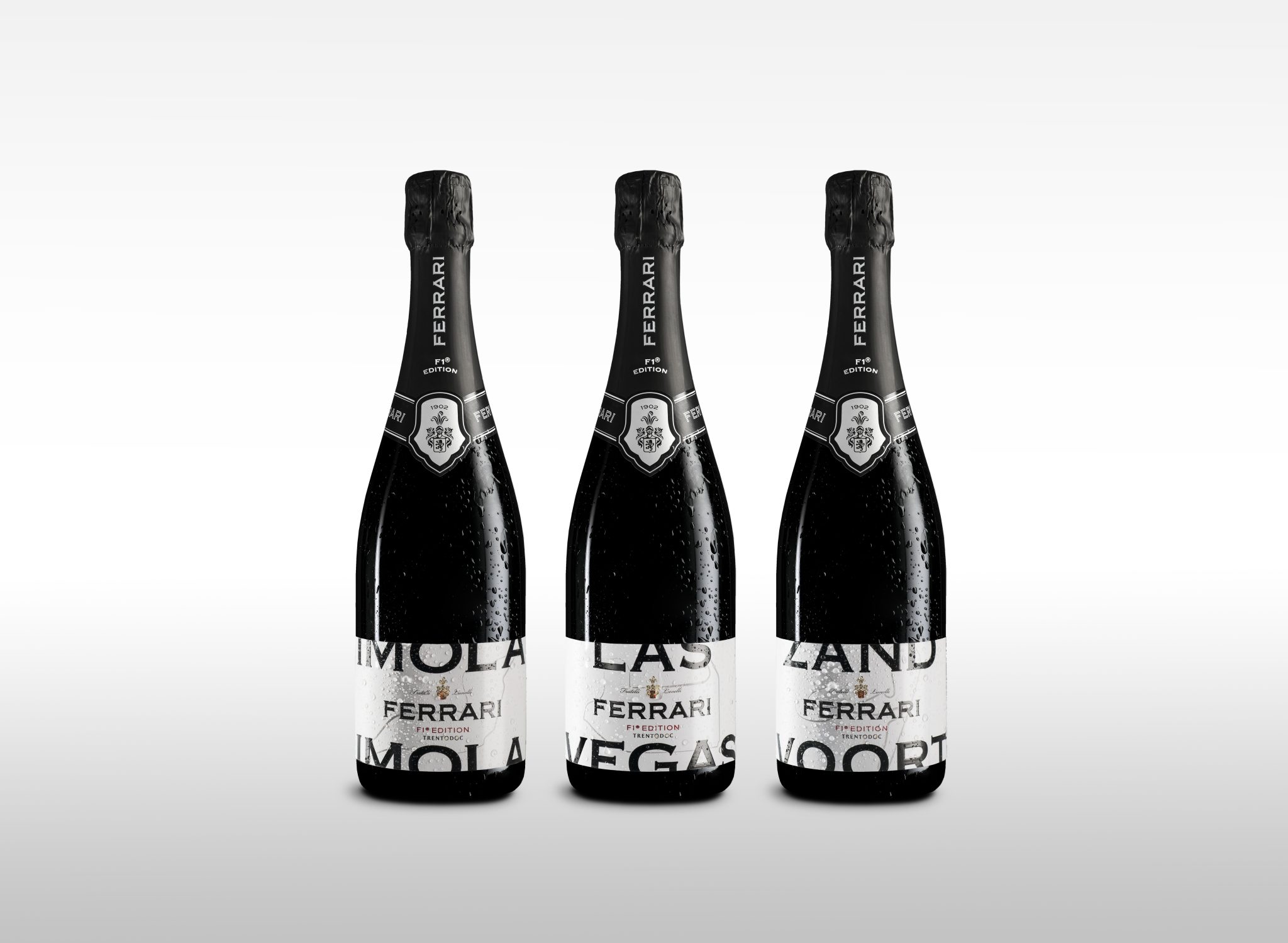 Ferrari Trento launches trio of F1-inspired bottles