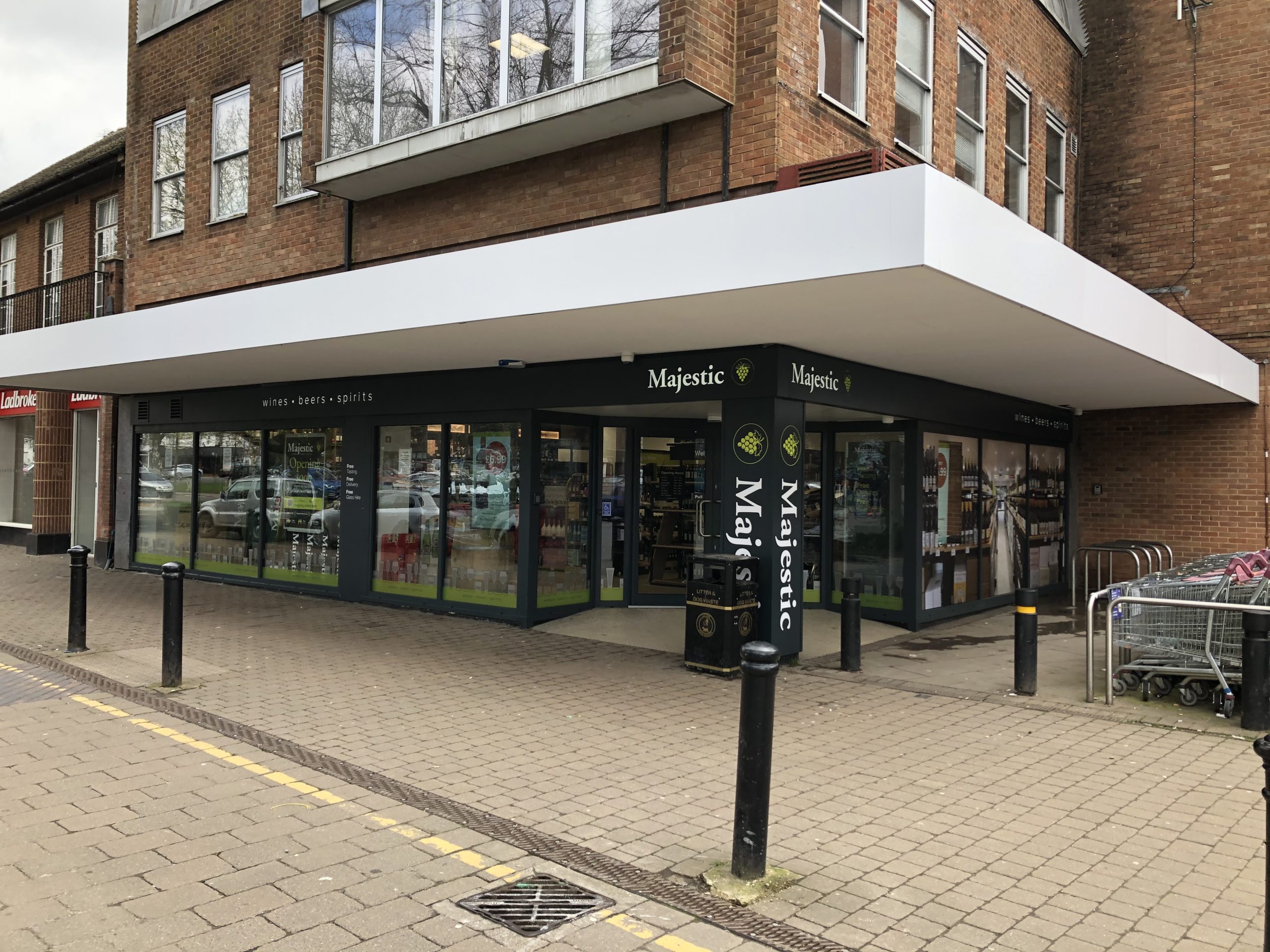 Majestic happy with trial of smaller store but larger stores preferable