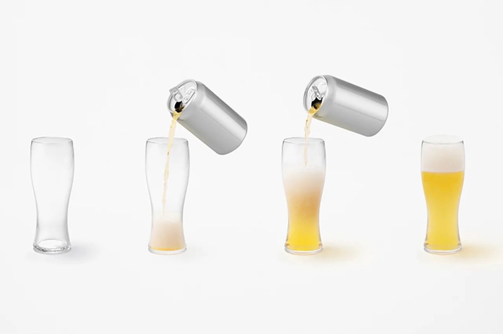 Beer cans that help you pour the perfect head of foam now exist