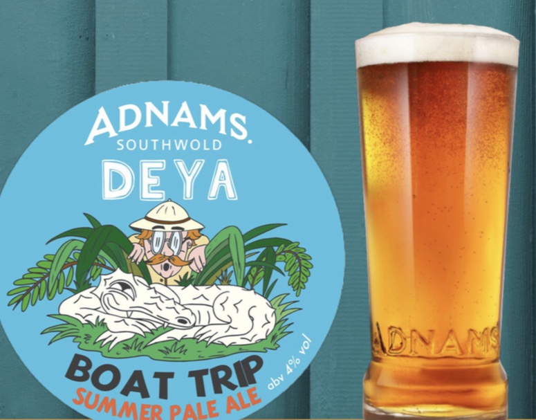 Adnams and Deya launch collaboration beer named Boat Trip