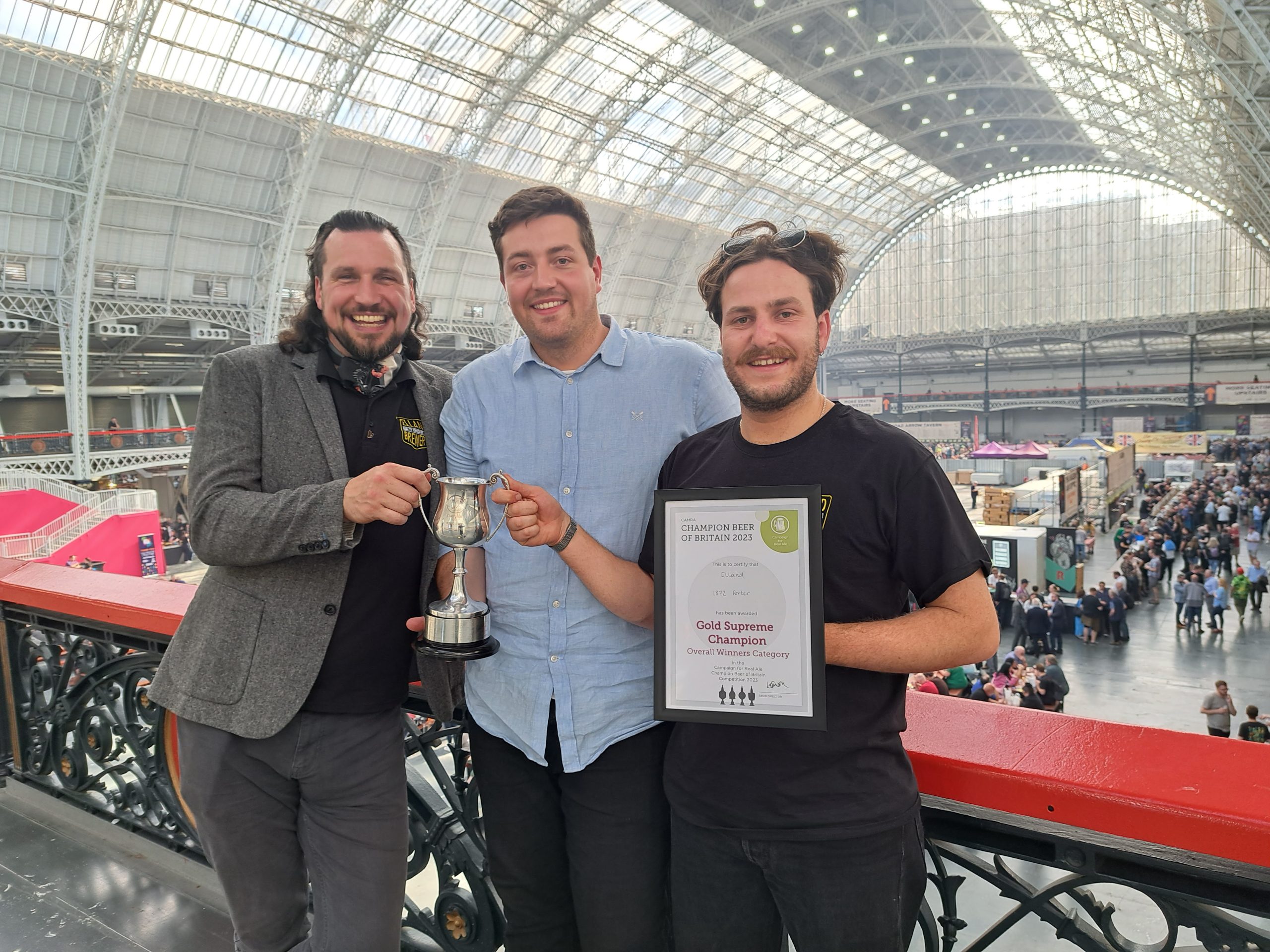 Elland's 1872 Porter once again named 'Champion Beer of Britain'