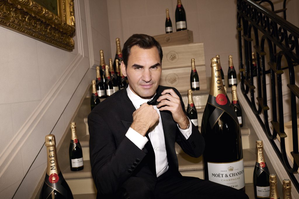 Roger Federer stars in new Moët & Chandon ad