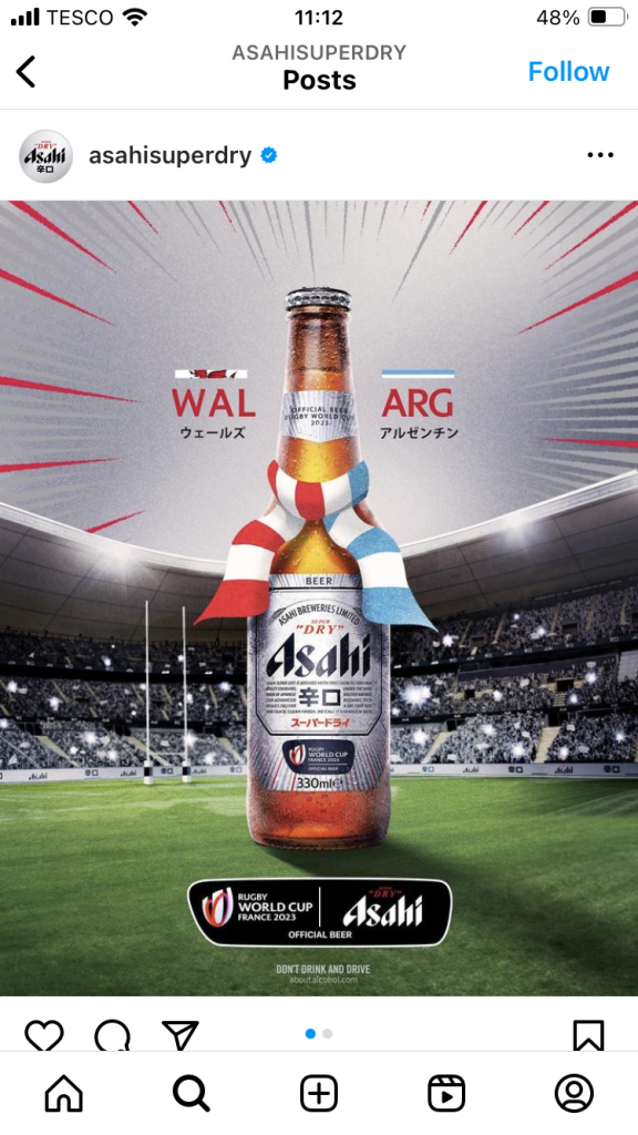 Asahi Super Dry sales see 35% volume surge