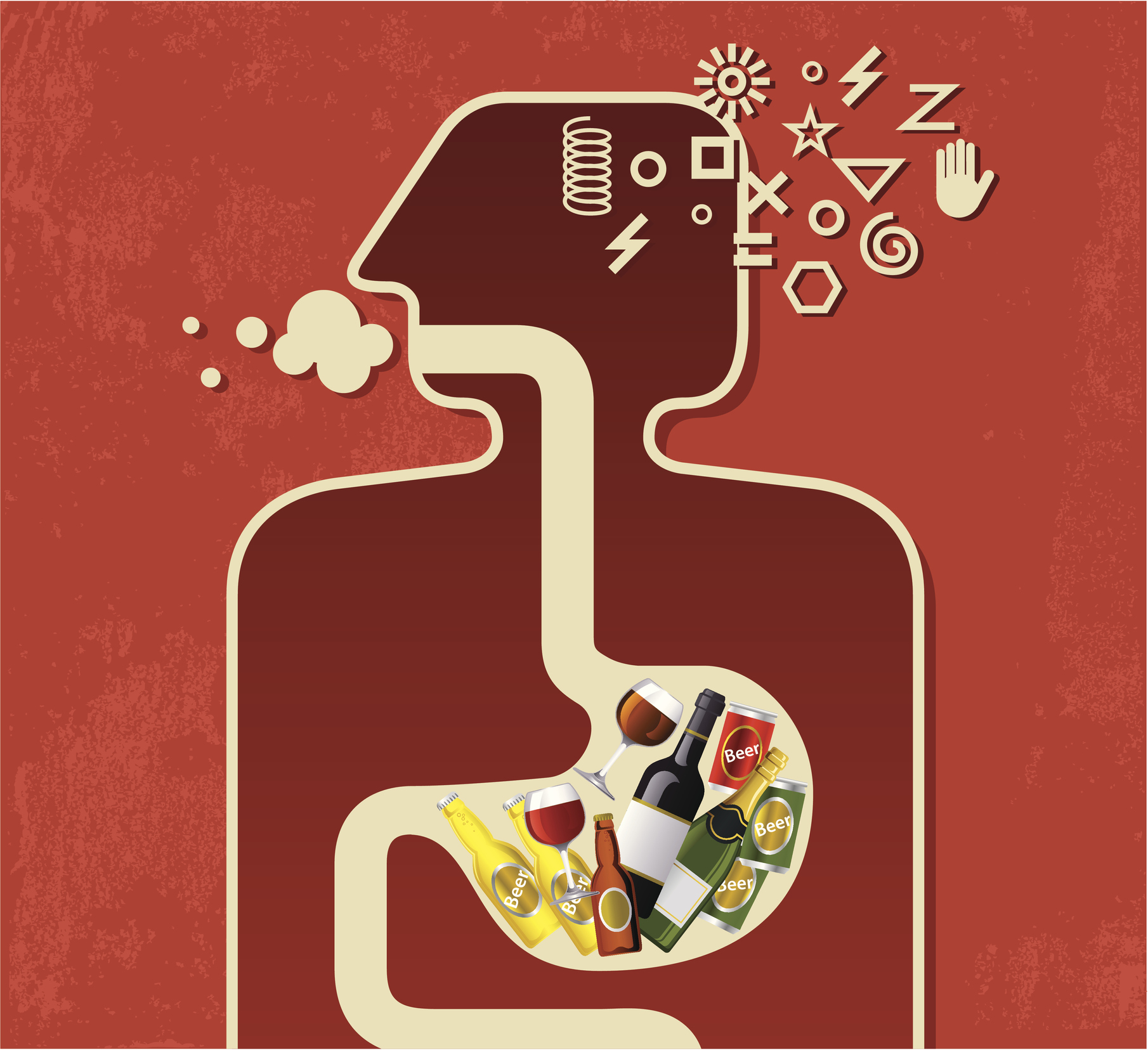 The way alcohol affects gut health