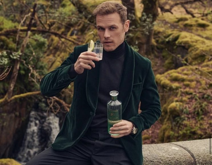 Outlander star's gin trials like "meth lab", says Heughan