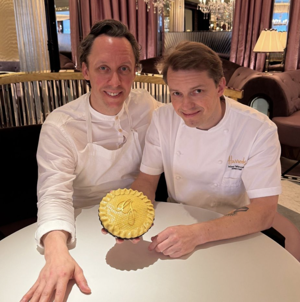 Calum Franklin unveils Harrods restaurant's evening menu