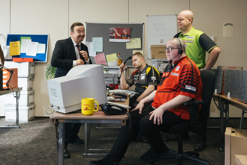 Darts stars team up for Fireball's Christmas campaign