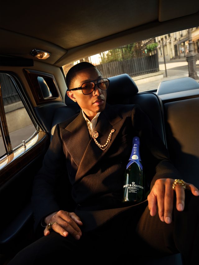 Pharrell Williams debuts Champagne collaboration