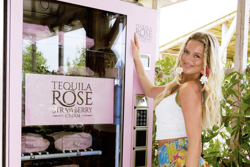 Tequila brand launches 'lip gloss and liqueur' vending machine