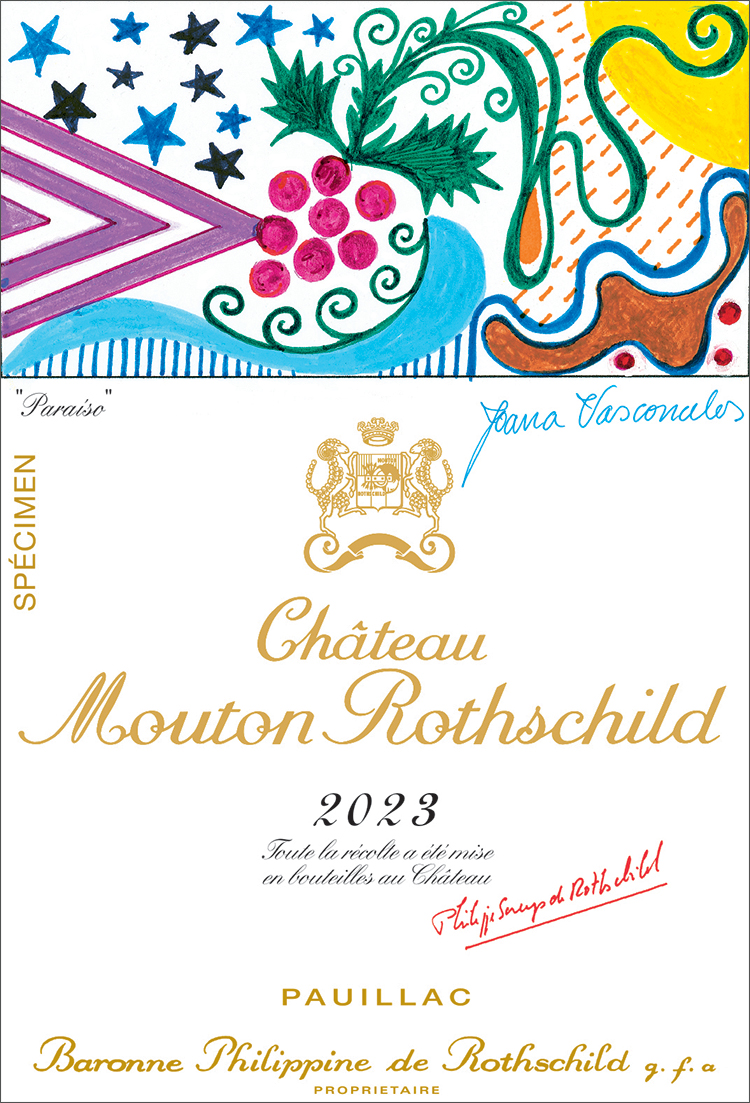Château Mouton Rothschild reveals label for the 2023 vintage