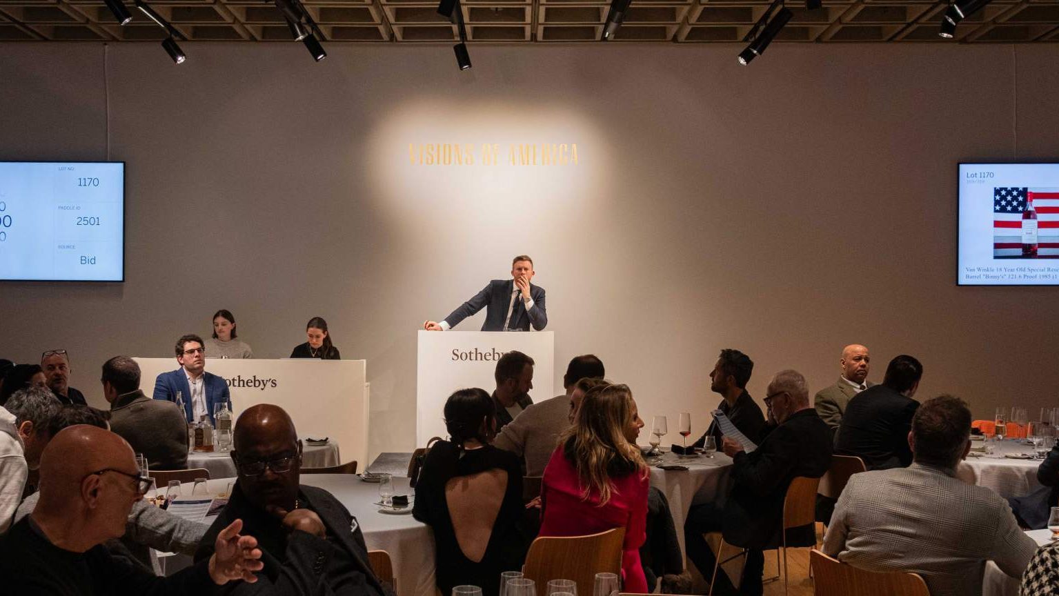 Sotheby’s Great American whiskey collection achieves US$2.5m