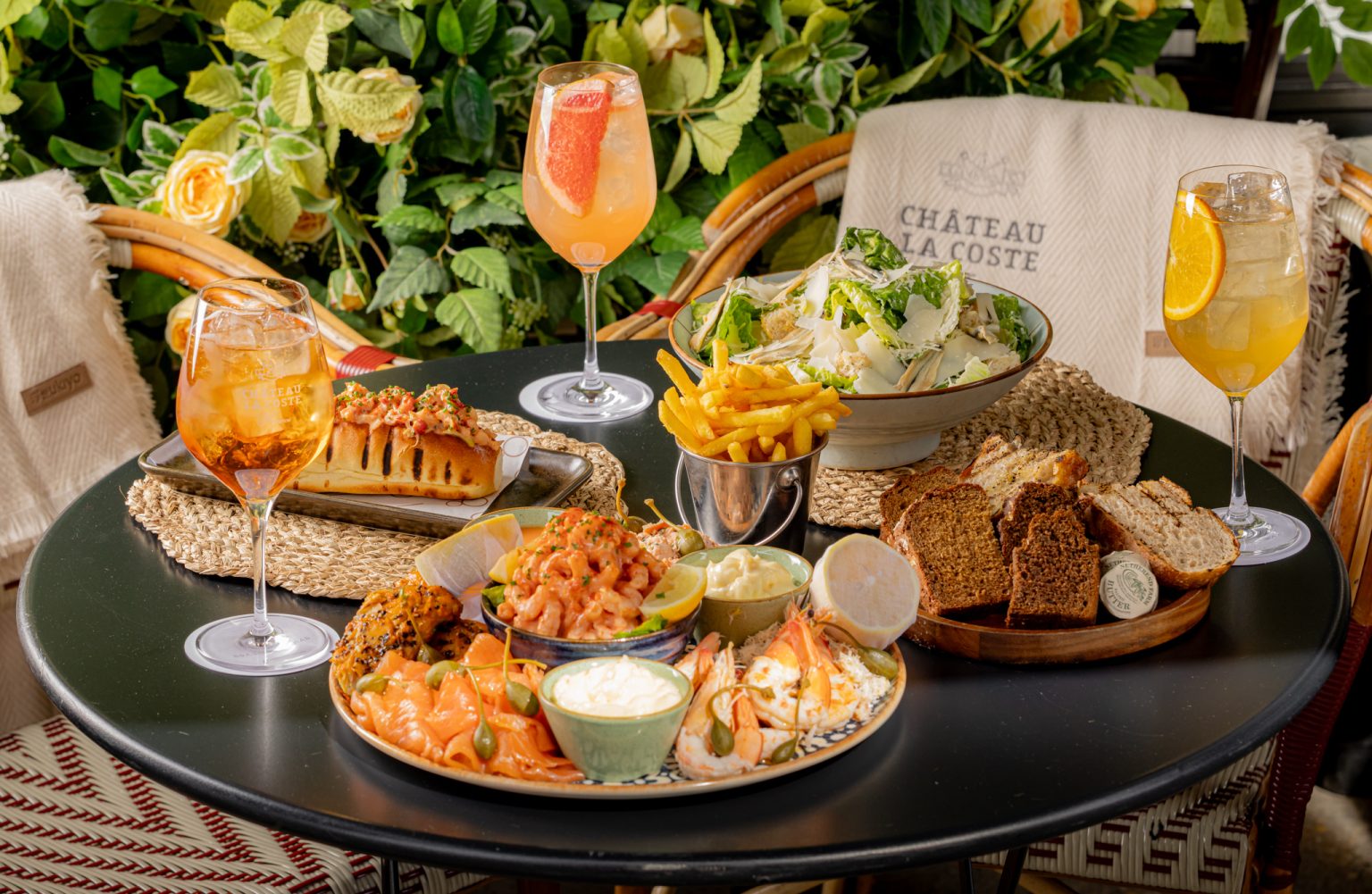 108 Brasserie unveils Château La Coste rosé terrace